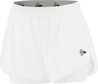 Dunlop Club Damen Tennishose, Wei&szlig;, XL