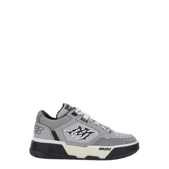Amiri Graue Sneakers mit Kontrastdetails und Gummisohle aus Leder f&uuml;r Herren - - Shoes - Herren - Grau - 47 EU