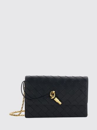 Bottega Veneta Mini sac Andiamo en cuir dagneau Intrecciato avec bandouli&egrave;re cha&icirc;ne