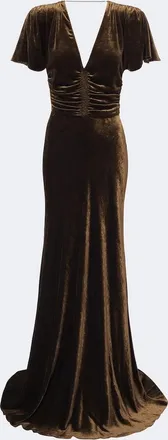 Ralph Lauren Collection Bustier-Robe Charisse aus Samt