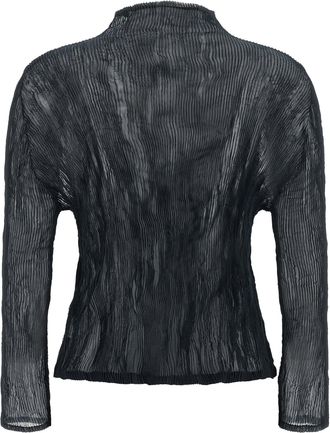 Issey Miyake Chiffon Twist 1 Cardigan - Black