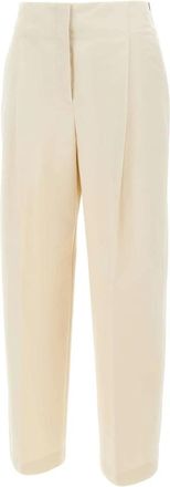 HUGO BOSS Femme, Pantalons, Beige, Taille: 44 FR Tapered Pantalons