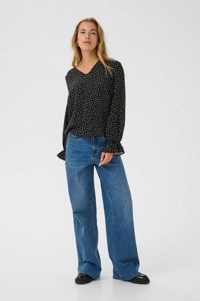 Kaffe Langarmbluse Langarm-Bluse KArea