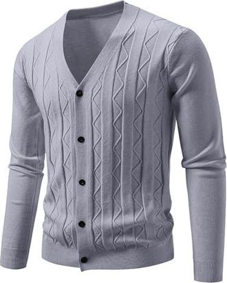 Generic Pull Sweater Col Rond Manches Longues Homme en Maille Fine paisseur Moyenne Douce Super Chaud Hiver L&eacute;ger Confortable Coupe Slim Moderne Haut de Quali