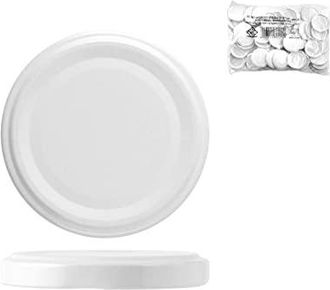 hOme Home 4181853 Twist-Off Kapseln, 53 mm, 50 Stück, 18/10 Stahl