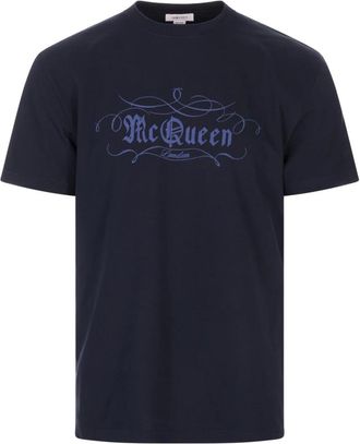 Alexander McQueen Herren, Oberteile, Blau, MGr&ouml;&szlig;e