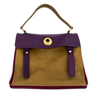 Saint Laurent Pre-owned Vintage Tote - - Pre-owned - Damen - Lila - ONE SIZE