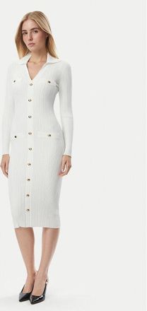 Guess Strickkleid G6BK33 Z1636 Wei&szlig; Slim Fit