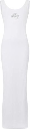 Philipp Plein Femme, Robes, Blanc, Taille: 40 FR Maxi Tank Dress Signature