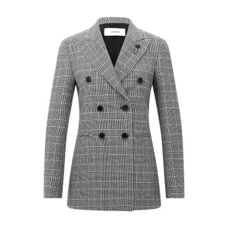 Lardini Karierter Blazer aus Wolle