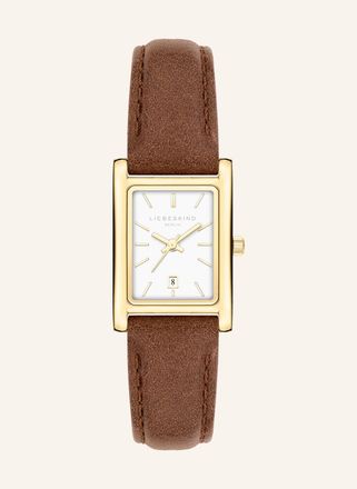 Liebeskind Liebeskind Armbanduhr Aus Echtleder braun