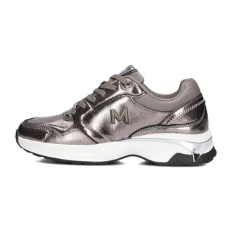 Mexx Silberne Low-Top Sneakers Paulita Love - - Shoes - Damen - Grau - 39 EU