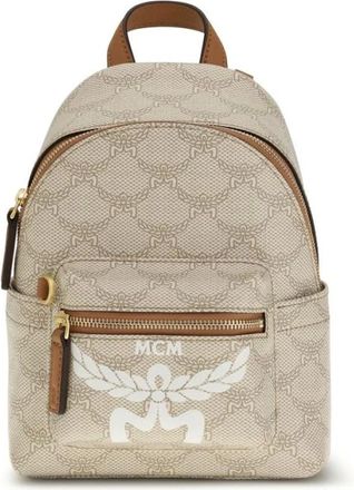 MCM Mcm, Homme, Sacs, Beige, Taille: ONE Size Stark Lauretos Backpack