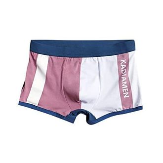 Generic Sous-v&ecirc;tements pour hommes Shorts r&eacute;tro Hommes Coton Boxer Personnalit&eacute; L&acirc;che Pantalons Jeunesse Sport Boxers Hommes Sous-v&ecirc;tements Grandes Tailles, l