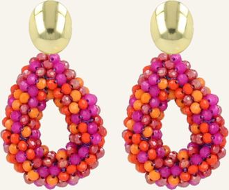 Lott. Gioielli Lott.Gioielli Ohrh&auml;nger Berry Drop S Mix Fuchsia Purple By Glambou pink