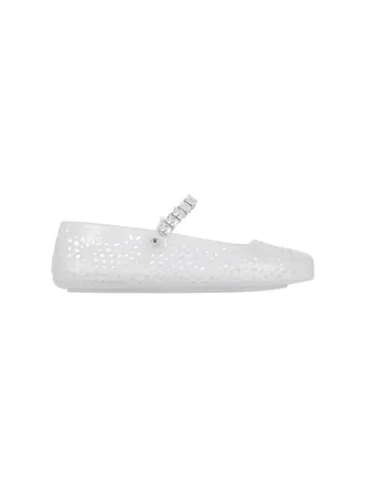Jimmy Choo London Ballet Flats Mary Jane Jelly
