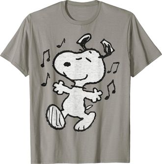 Peanuts Erdnüsse - Snoopy Dancing in Übergröße T-Shirt