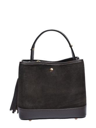 Luisa Vannini Zweifarbig Rindsledertasche