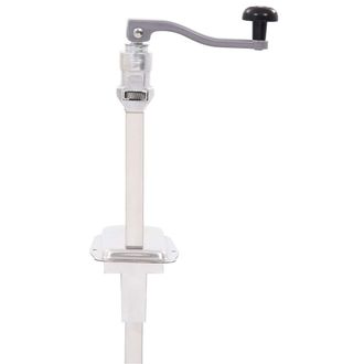 Festnight Dosen&ouml;ffner mit 360-Grad-Drehgriff Tischdosen&ouml;ffner B&uuml;chsen&ouml;ffner Konserven &Ouml;ffner Gastronomie Silbern 70 cm Aluminium und Edelstahl