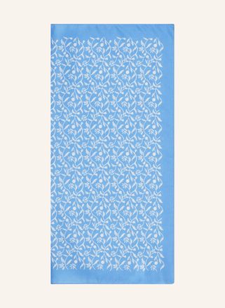 Eton Tuch Mit Seide blau