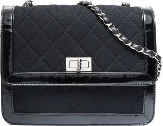 Chanel sac à bandoulière à rabat (2000-2002) - Noir