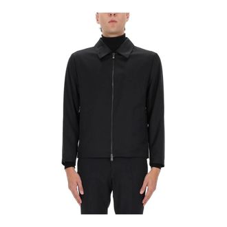 HUGO BOSS Homme, Vestes, Noir, Taille: XL Veste Bomber Zipp&eacute;e sur le Devant