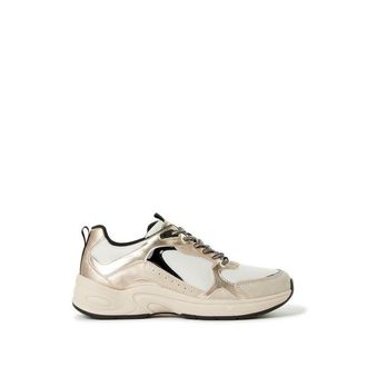 Geox Baskets Zarvia e cuir m&eacute;lang&eacute;