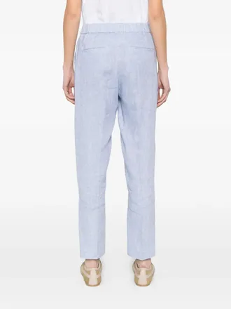 PESERICO Womens Blue Tapered Trousers Ss26 W