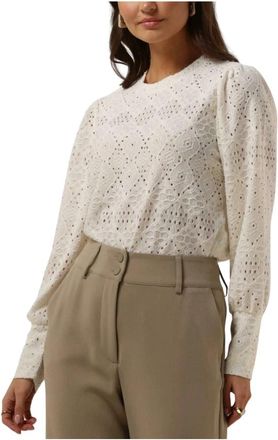 Object Objfeodora L/S Top Noos - - Blouses & Shirts - Damen - Wei&szlig; - XS