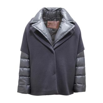 Herno 2-in-1 Daunenjacke mit abnehmbarer Weste - - Jackets - Damen - Blau - M