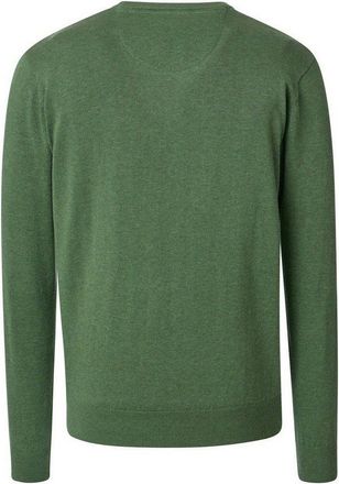 Redmond Rundhalspullover REDMOND Casual Herren Pullover Langarm Rundhals Comfort Gr&uuml;n
