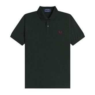 Fred Perry Herren, Oberteile, Grün, SGröße