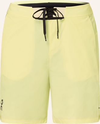On 2-In-1 Laufshorts Performance Hybrid gelb