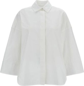 Alberto Biani Femme, Blouses et Chemises, Blanc, Taille: 36 FR Chemise &agrave; manches trois-quarts