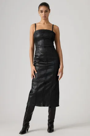 Levi's Robe Surpiqûre Bustier - Femme - Noir / Prize Fighter Dress - XS