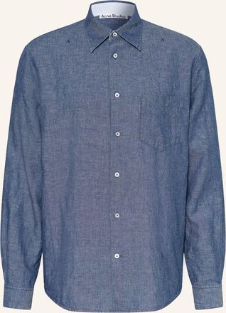 Acne Studios Jeanshemd Comfort Fit blau