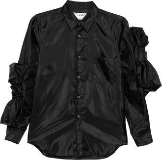 Comme Des Garçons Hemd mit Knotendetail - Schwarz