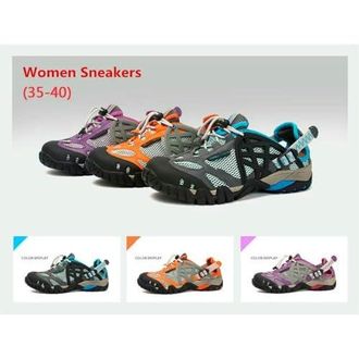 Generic YUJIEBB Chaussures d&eacute;t&eacute; pieds nus pour femmes, baskets de sport dext&eacute;rieur respirantes chaussures de trekking pour hommes baskets aquatiques, rose rou