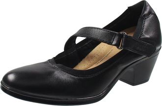 Clarks Emily 2 Mabel Schuhe f&uuml;r Damen, Kolorit Black Leather, Gr&ouml;&szlig;e: 40 EU Schmal