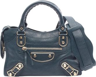 Balenciaga mini sac &agrave; bandouli&egrave;re Motocross Classic Edge City (2010-2025) - Vert