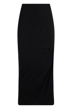 Toteme Womens Skirt Long Slim-Fit Black Viscose