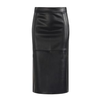 Max Mara Femme, Jupes, Noir, Taille: 42 FR Jupe Midi Smmcrisma
