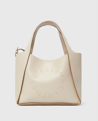 Stella McCartney Logo Top Handle Crossbody Tote Bag