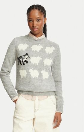 Max Mara Pullover Nitra 2625366272 Grau Regular Fit