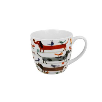 Duo Becher Dogs World - Long Dogs mit Geschenkverpackung - 0,46l