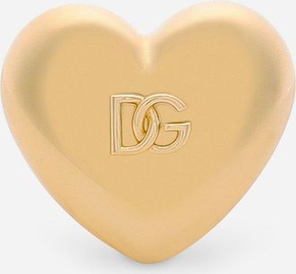 Dolce & Gabbana Herzring Mit Dg-relieflogo - Frau Bijoux Gold Metall L