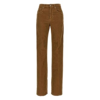 Saint Laurent Clyde Pants - - Trousers - Damen - Braun - W28