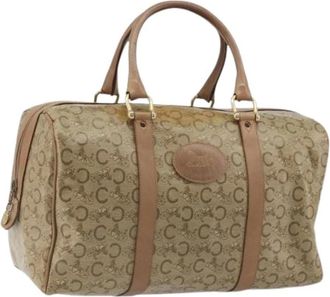 Celine Sac &agrave; main vintage en toile Pre-owned - Femme - Pre-owned - Beige - Taille: ONE Size