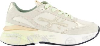 Premiata Low-Top Sneaker - Dames Moerund Sneaker Beige - Gr. 39 (EU) - in Beige - für Damen