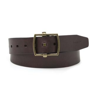 Levi's FOOTWEAR AND ACCESSORIES Herren & Unisex Chunky Center BAR Belt, Brown, One Size